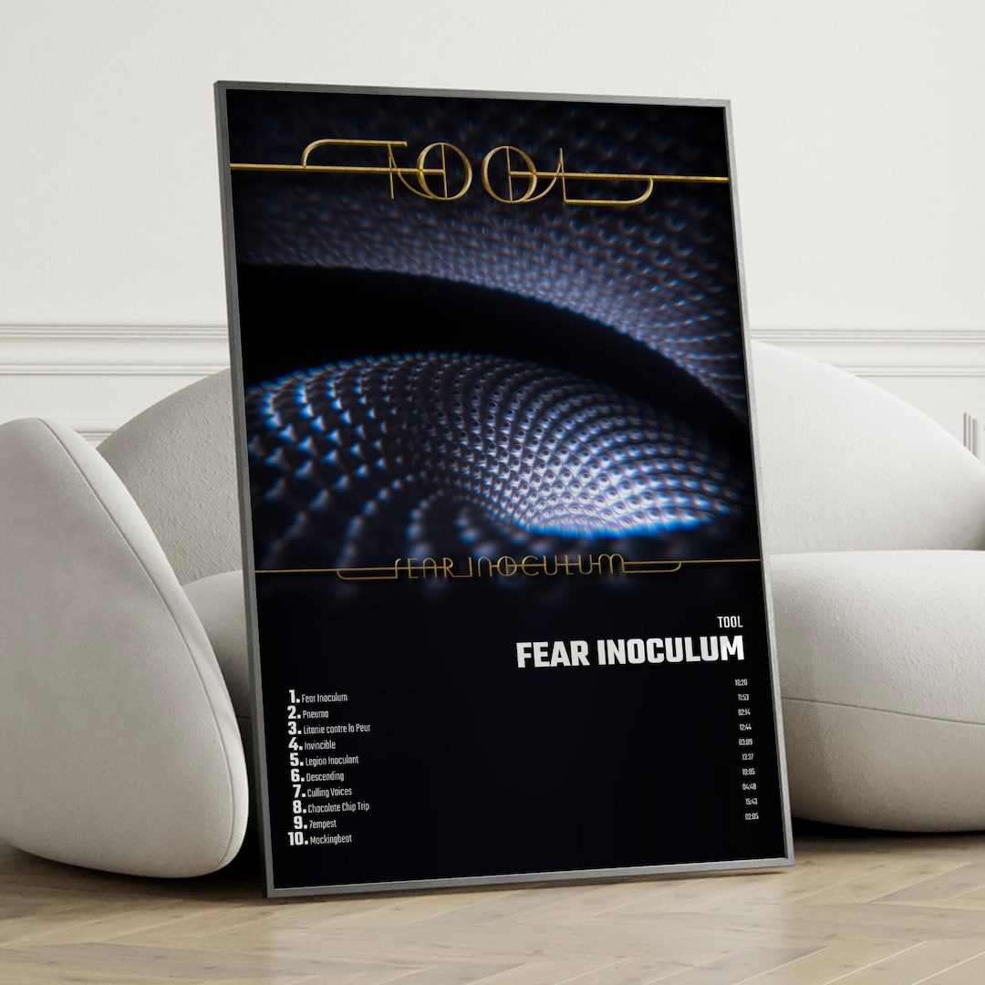 Tool Fear Inoculum Album Cover Poster Wall Art, TOOL, Fear Inoculum - Etsy