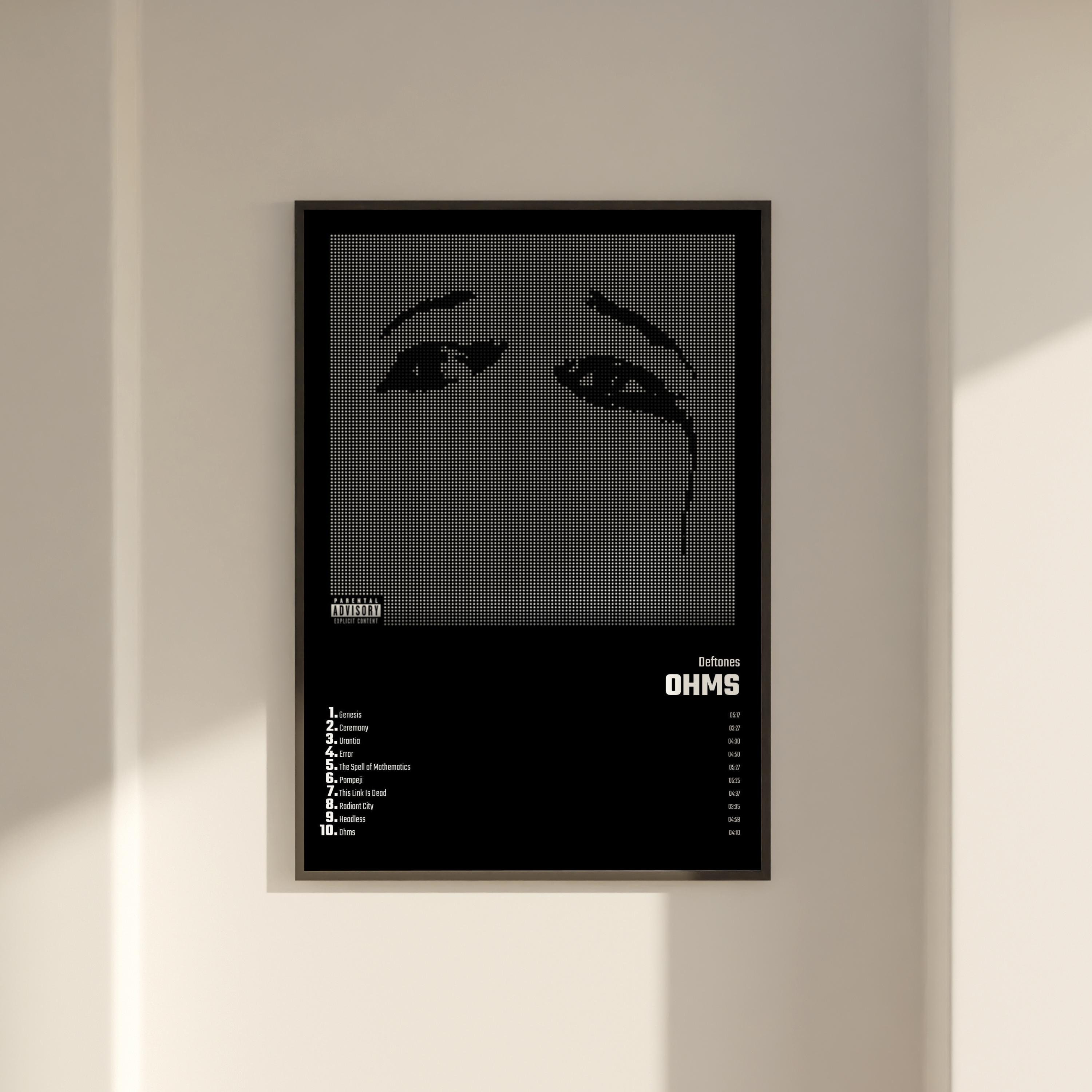 Deftones Ohms Album Cover Poster Wall Art, Deftones, Ohms - Etsy