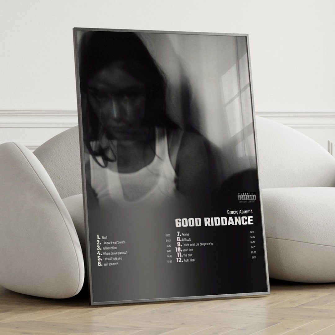 Gracie Abrams Good Riddance Album Cover Poster Wall Art, Gracie Abrams ...