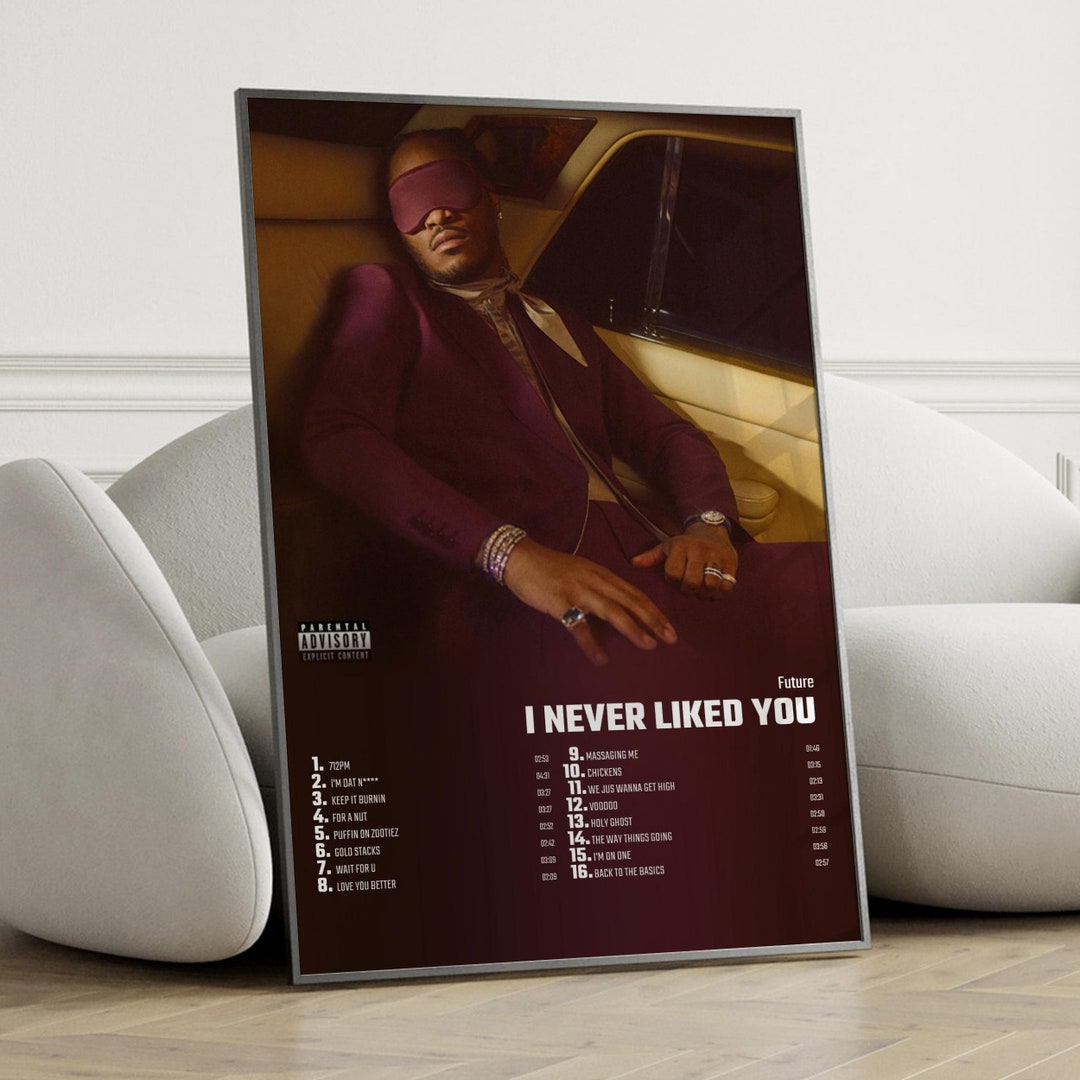 Future I Never Liked You Album Cover Poster Wall Art, Future, I Never ...