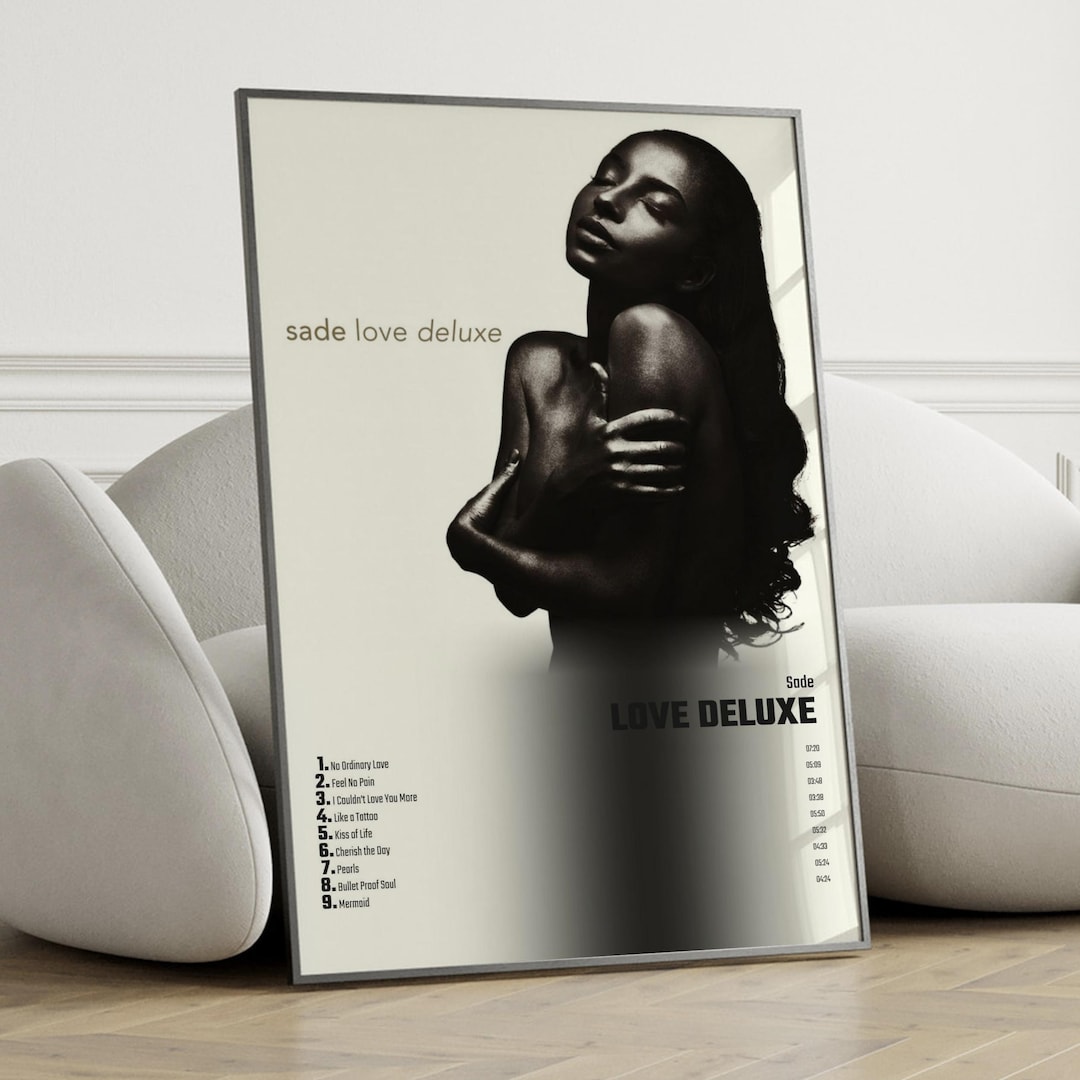 Sade Love Deluxe Album Cover Poster Wall Art, Sade, Love Deluxe - Etsy
