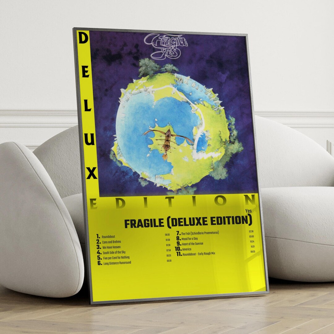 Yes Fragile Deluxe Edition Album Cover Poster, Wall Art, Yes, Fragile ...
