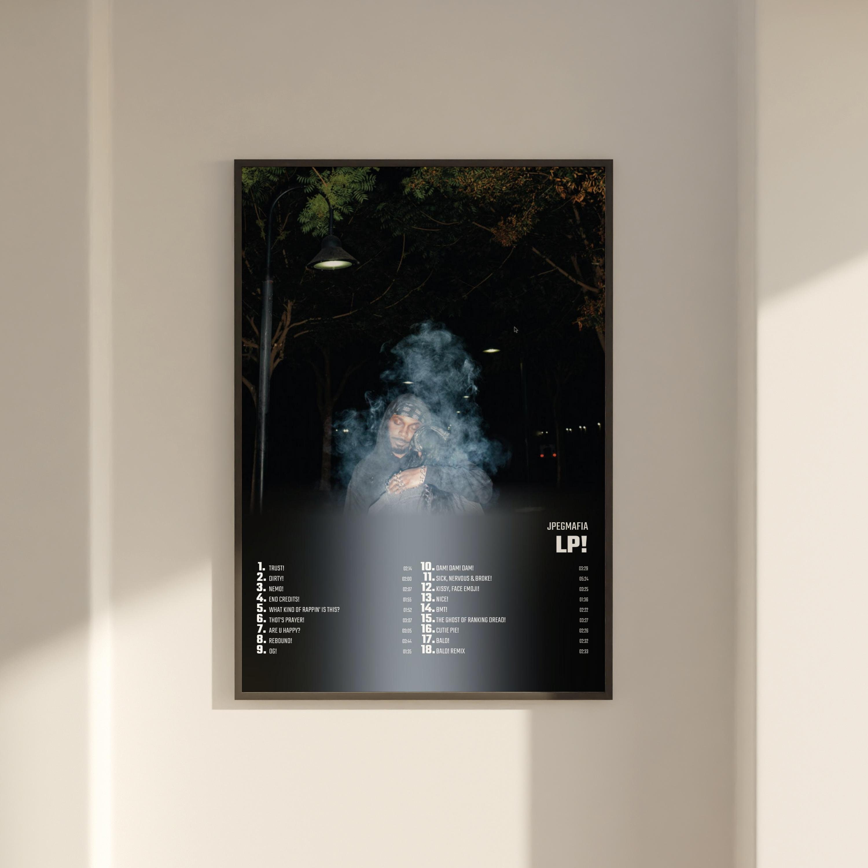 Jpegmafia Lp Album Cover Poster, Wall Art, JPEGMAFIA, Lp - Etsy