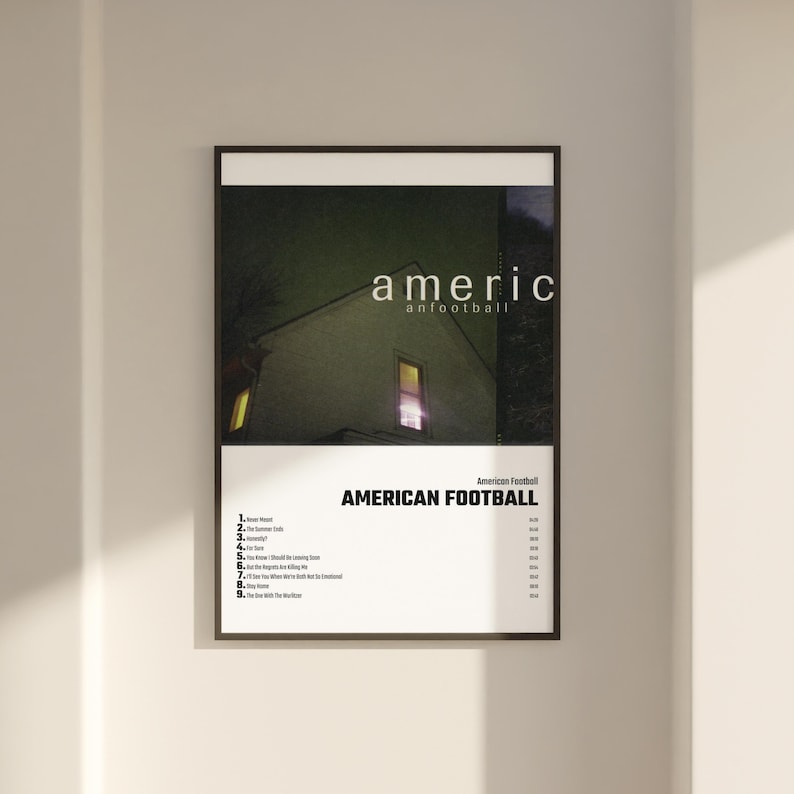 American Football American Football Album Cover Poster Wall Art ...