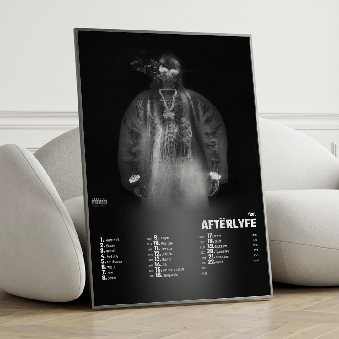 Yeat Aftërlyfe Affiche de couverture d'album - Etsy France