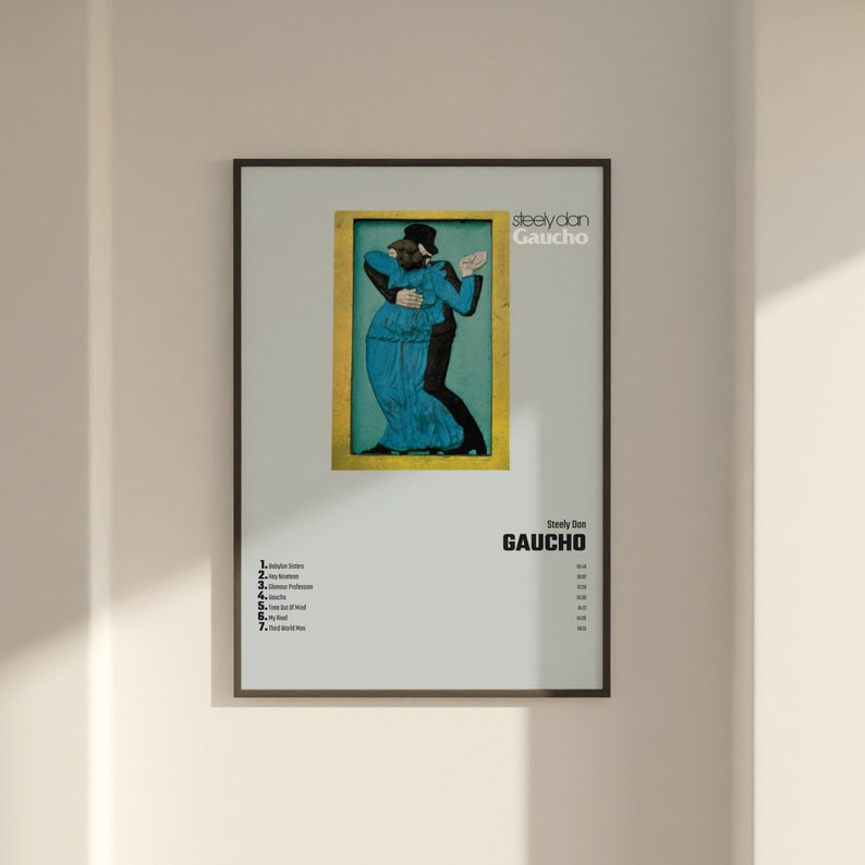 Steely Dan Gaucho Album Cover Poster Wall Art, Steely Dan, Gaucho - Etsy