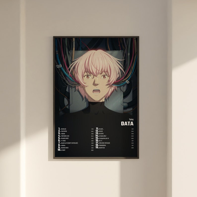 Tainy Data Album Cover Poster Wall Art, Tainy, Data - Etsy