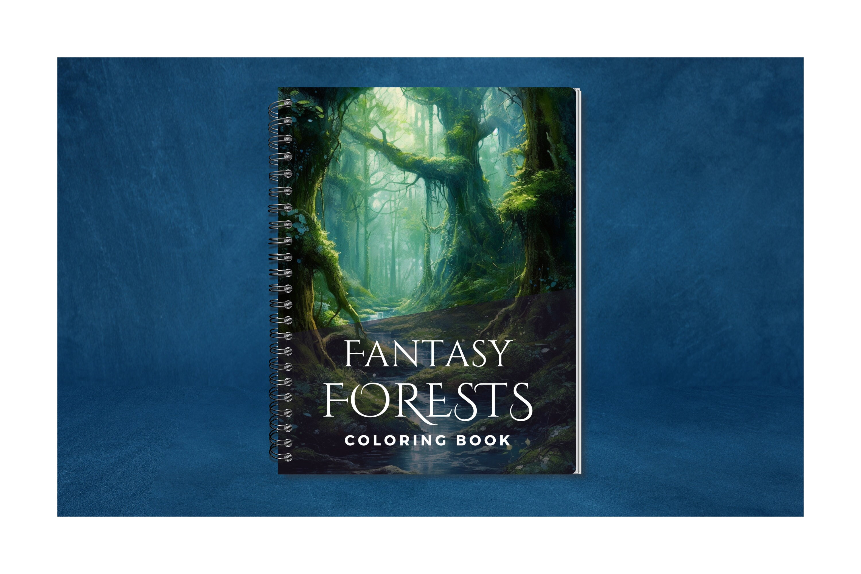 Printable Fantasy Forests Coloring Pages - Etsy