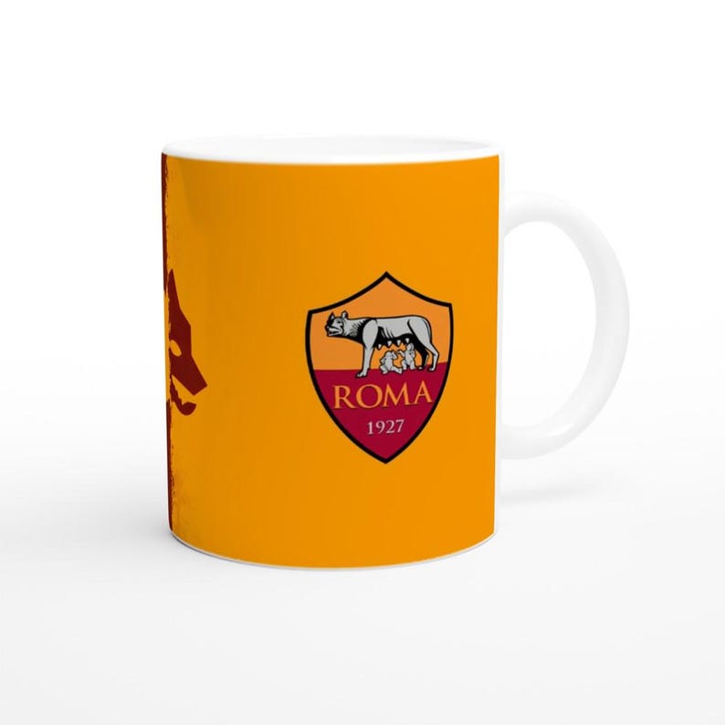 Tazza Ceramica AS ROMA 11 Once Perfetta per Gli Sfidanti Del Caffè - Etsy