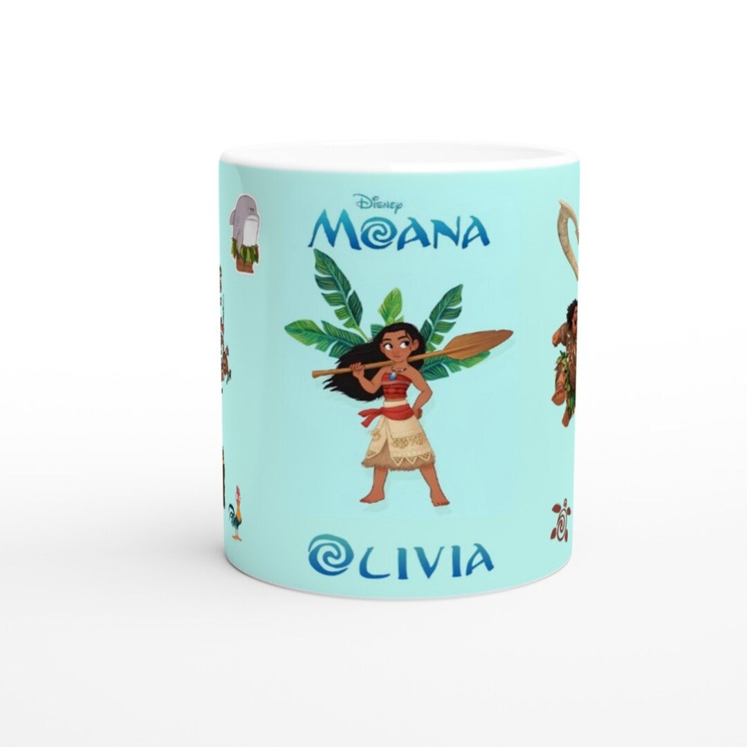 Disney Moana Personalized Mug With Your Name Vaiana Maui Baby Vaiana ...