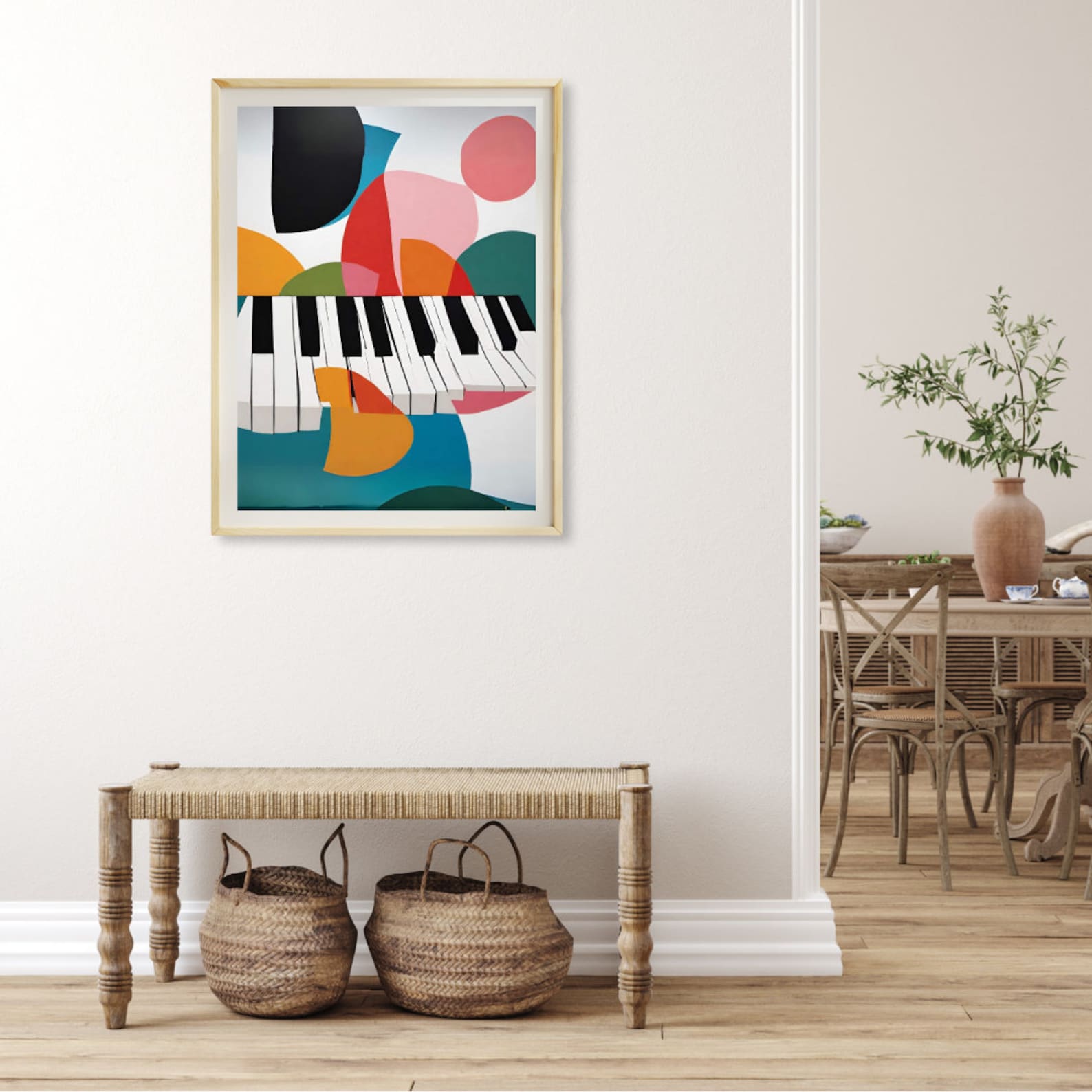 Piano Print Music Poster Gift for Musician Abstract Music Poster ...