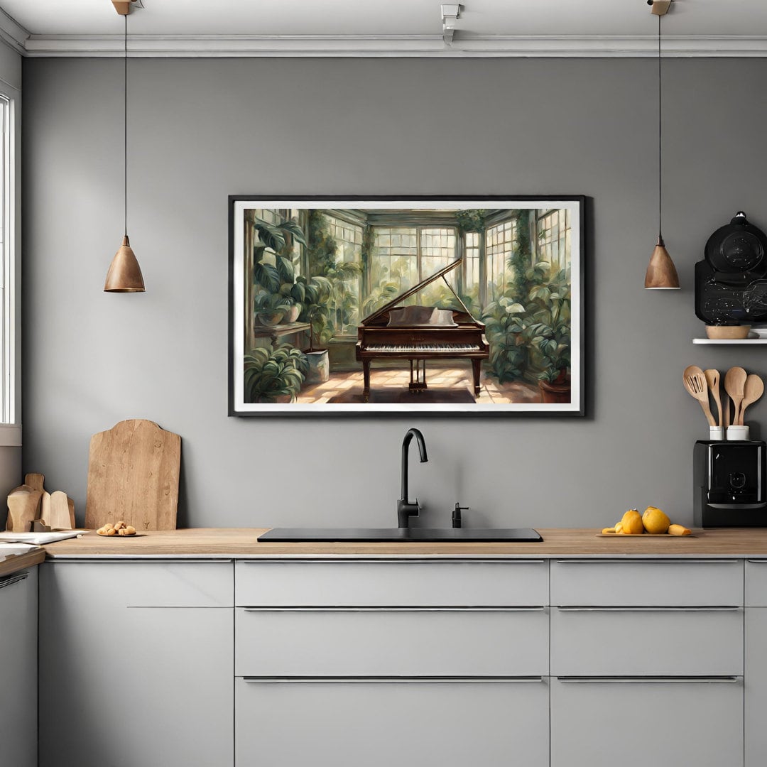 Piano Print Mid Century Music Poster Gift for Pianist Piano Wall Art ...