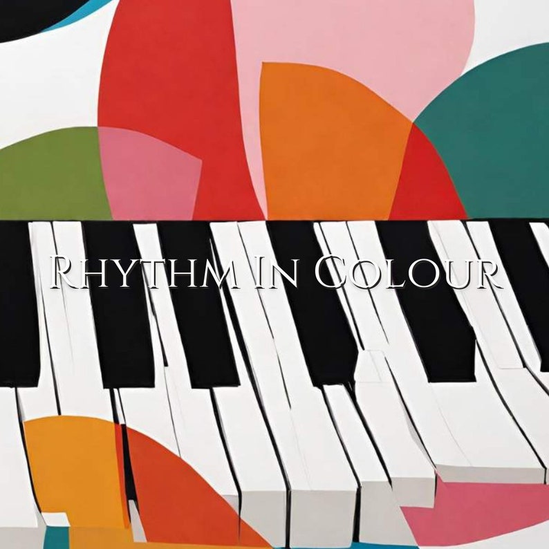 Piano Print Music Poster Gift for Musician Abstract Music Poster ...