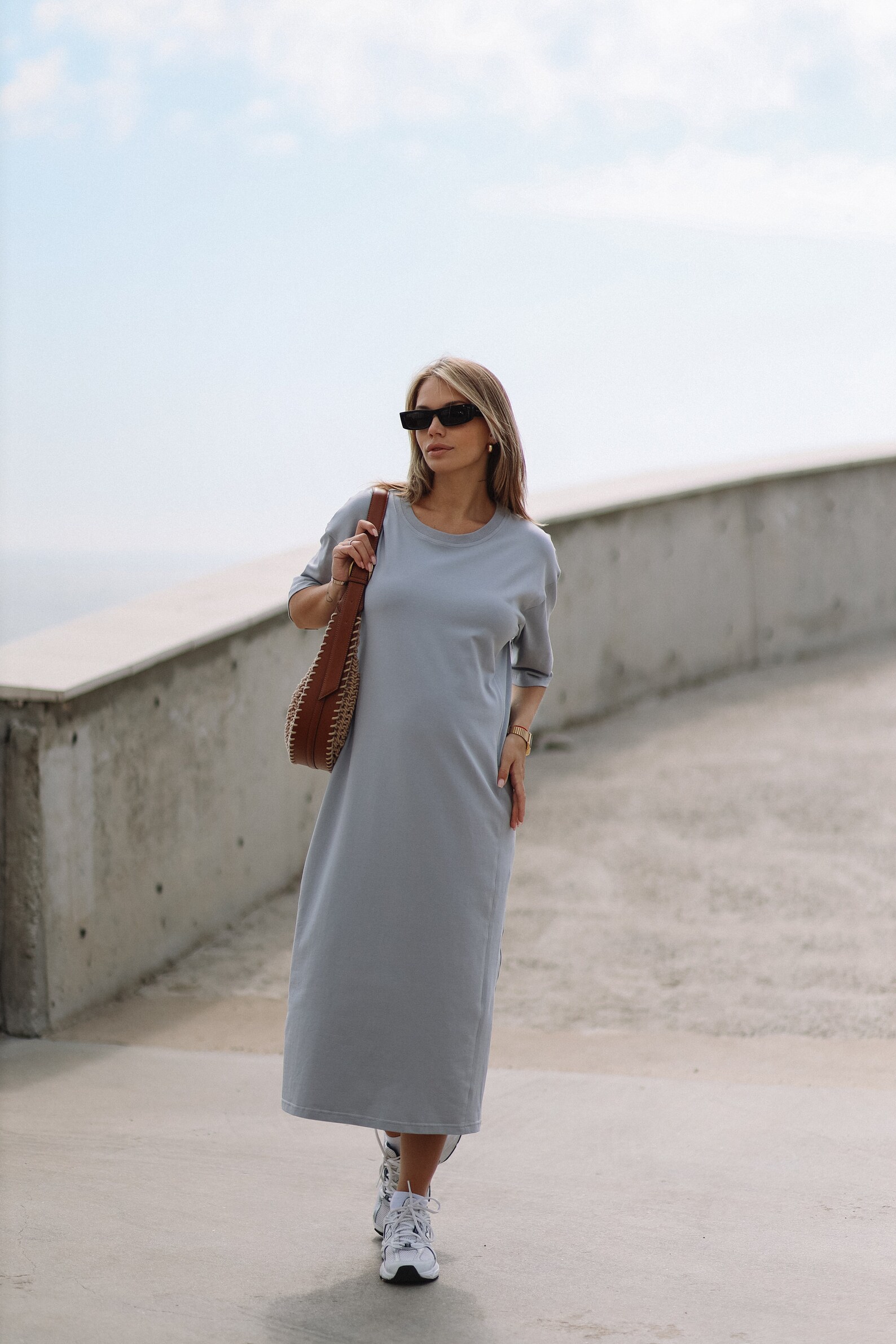 Breastfeeding New Mom Clothes, Nursing Cotton Dress, Mama Apparel ...