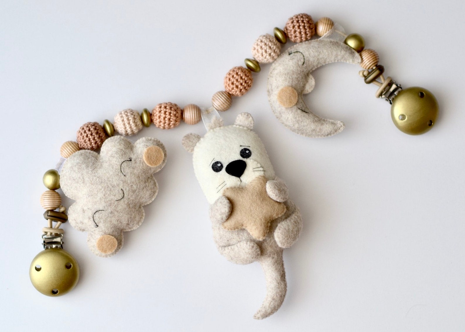 Stroller Chain With Otter - Etsy