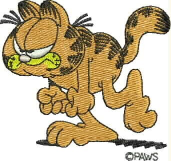 Garfield Embroidery Designs / 15 Machine Embroidery Files / Embroidery ...