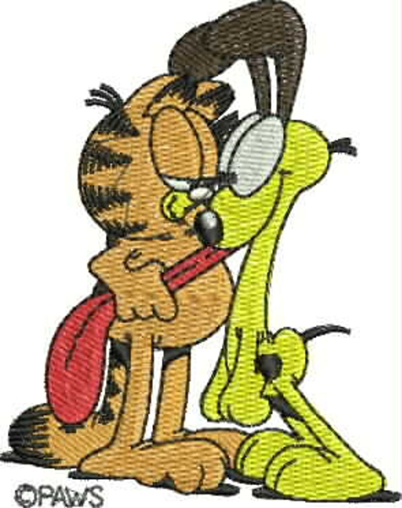 Garfield Embroidery Designs / 15 Machine Embroidery Files / Embroidery ...