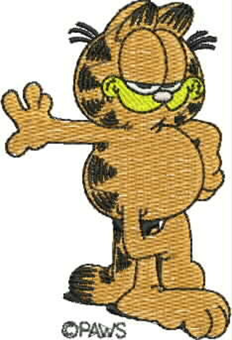 Garfield Embroidery Designs / 15 Machine Embroidery Files / Embroidery ...