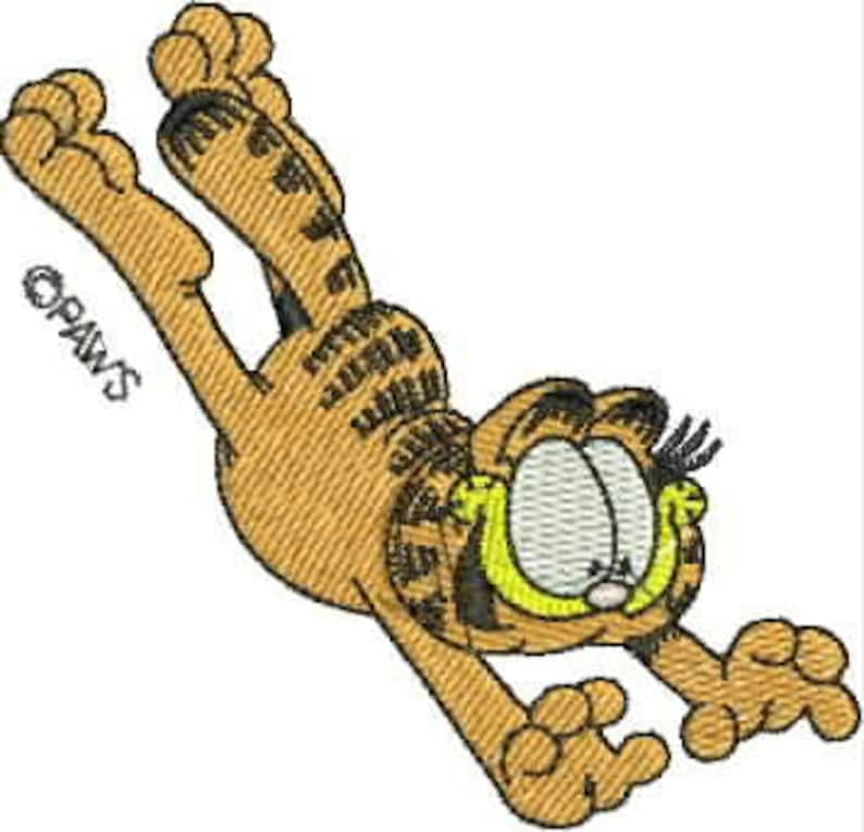 Garfield Embroidery Designs / 15 Machine Embroidery Files / Embroidery ...