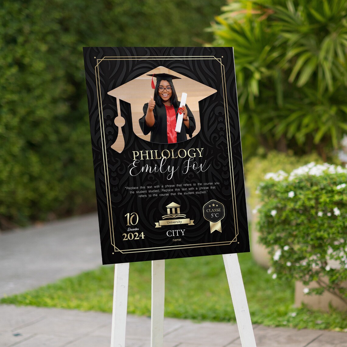 Graduation Poster Custom Photo Collage, Personalized Grad Gift, Ready ...
