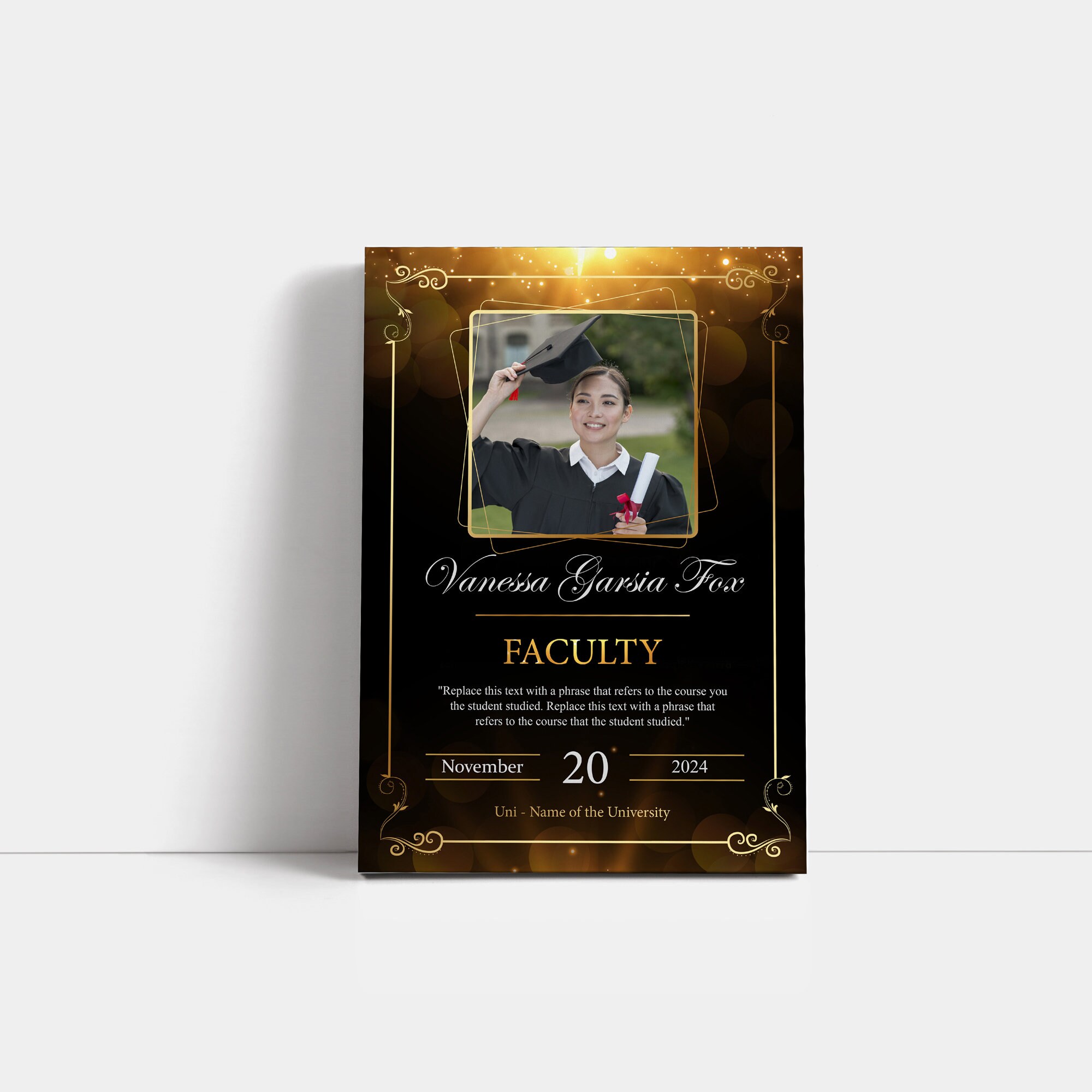 Graduation Poster Custom Photo Collage, Personalized Grad Gift, Ready ...