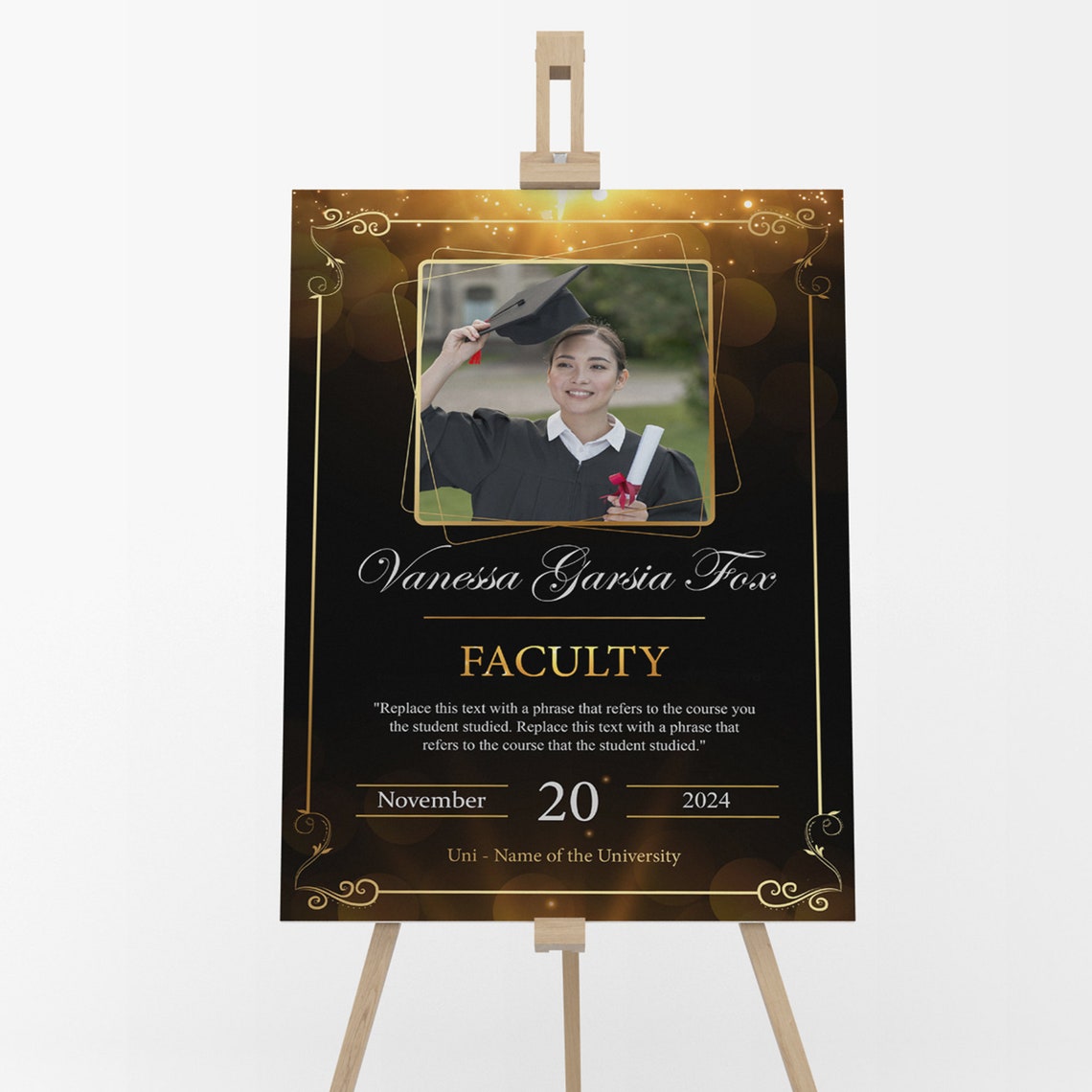 Graduation Poster Custom Photo Collage, Personalized Grad Gift, Ready ...