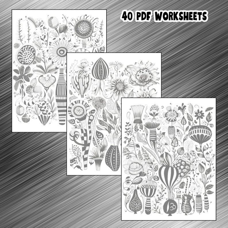 Zentangle Patterns and Botanical Shapes: Comprehensive Tutorials, PDF ...