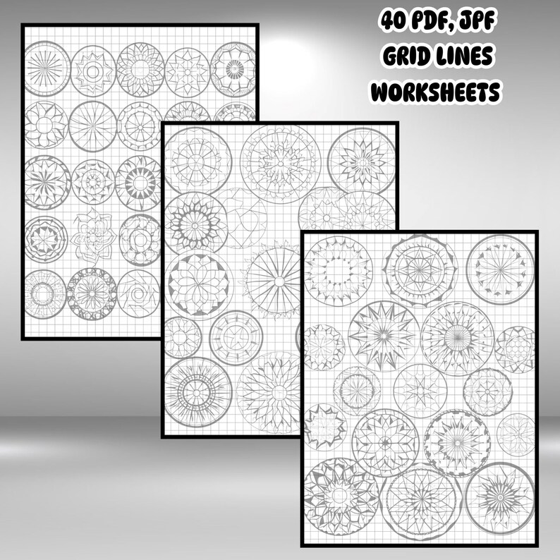 1000+ Zentangle Patterns, Doodle Practice Sheets, Worksheets Bundle ...