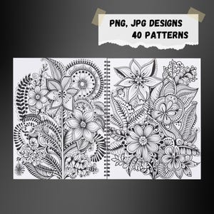 Zentangle Nature With Botanical Design Tutorials, Zentangle Patterns ...