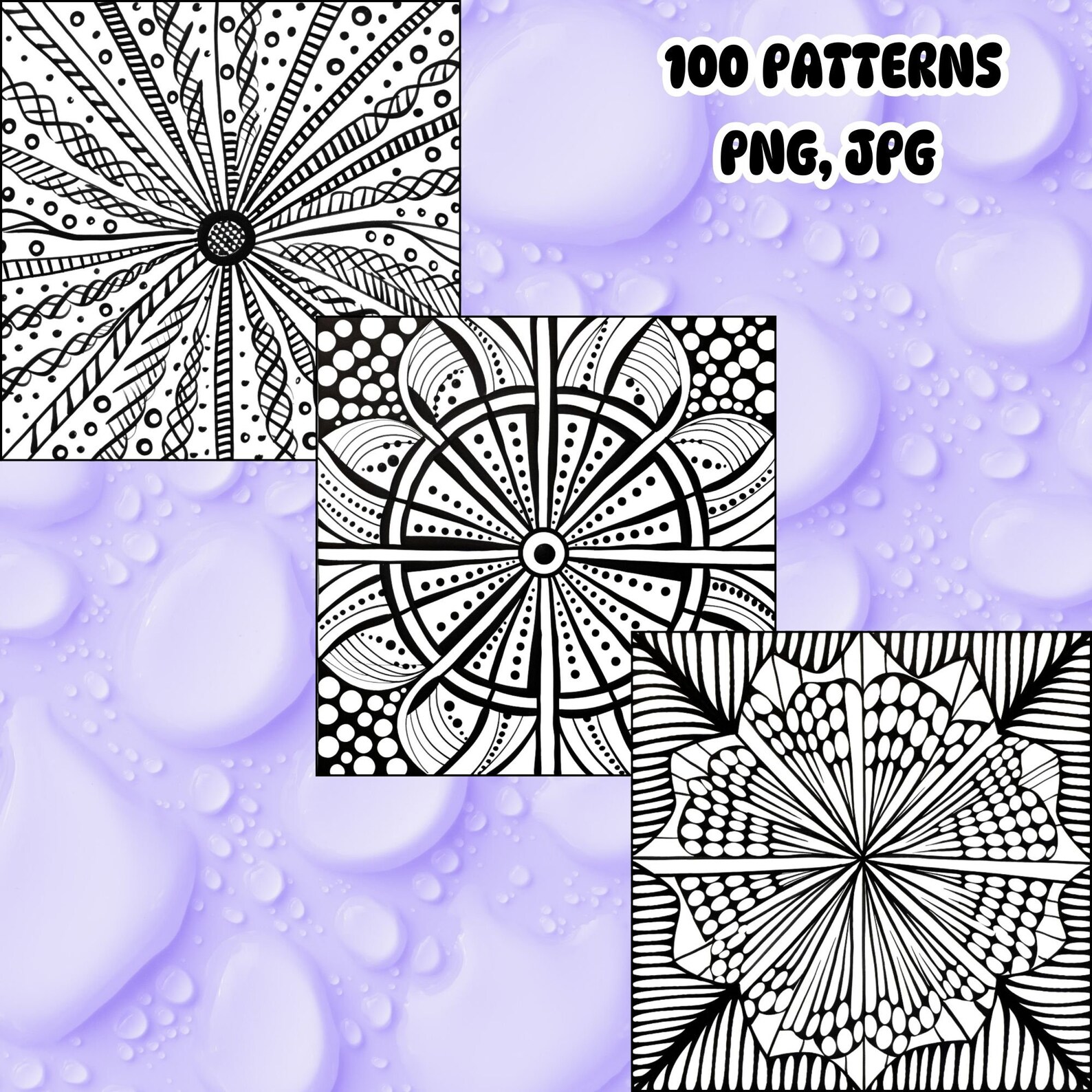 Zentangle Patterns for Beginners: Doodle Art Workbook & Calligraphy ...