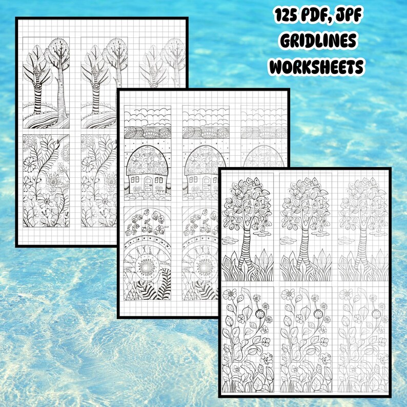 160 Nature Zentangle Patterns, Beginner-friendly (PDF, JPG, PNG) - Etsy