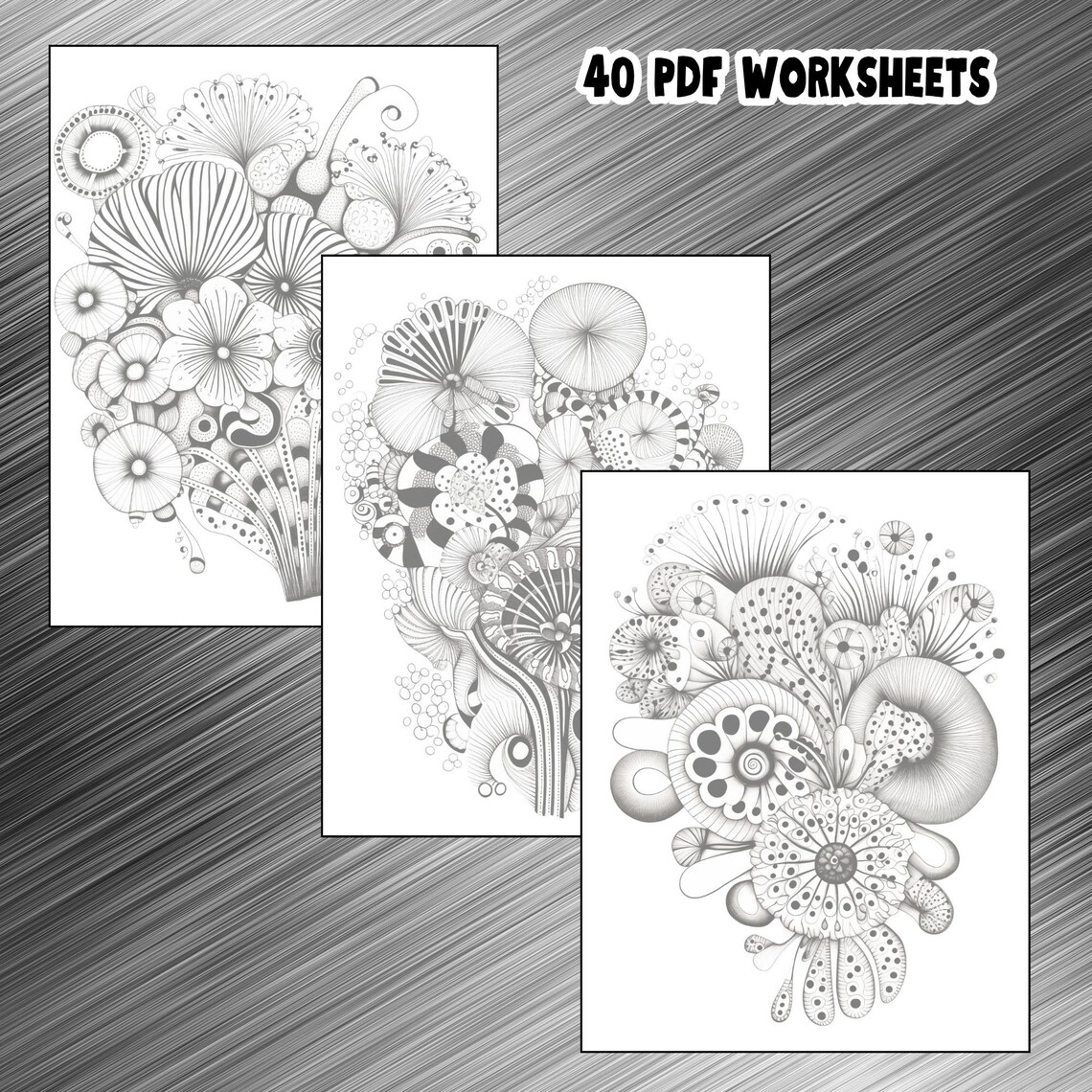 Zentangle With 1000 Botanical Designs: Comprehensive Tutorials ...