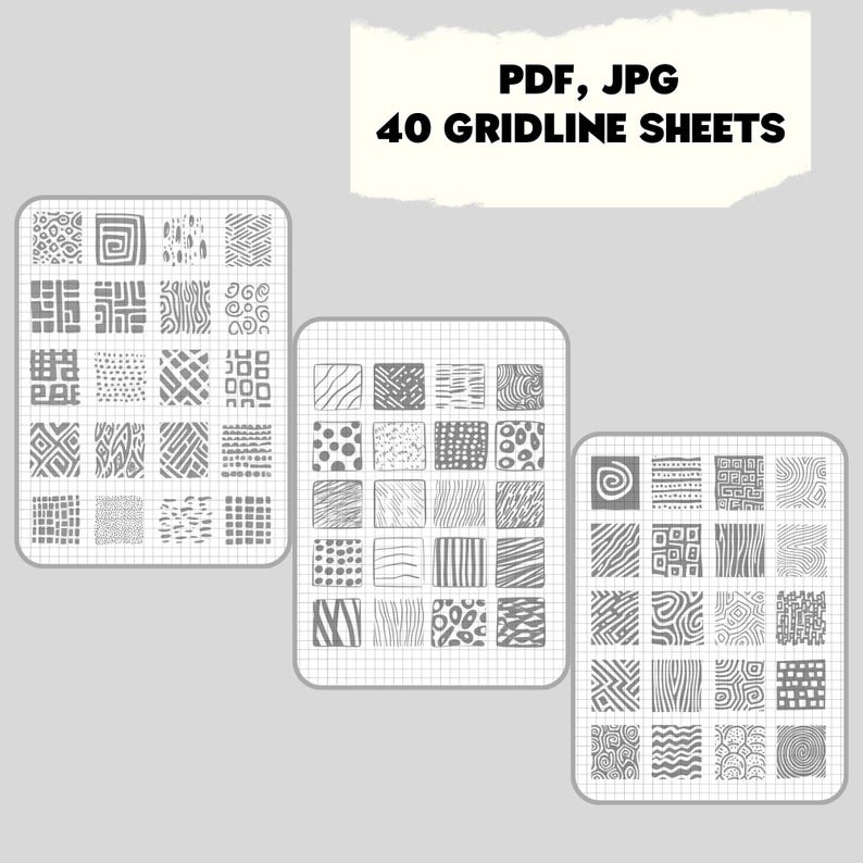 500+ Zentangle Patterns, Beginner Practice Sheets, Zen Doodle Workbook ...