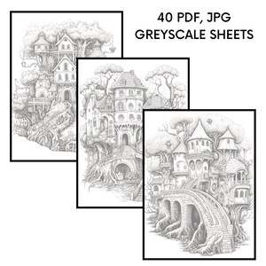 Zentangle Kit, Dark Realms Elven Scenery, Zen Art, Zentangle Magic ...