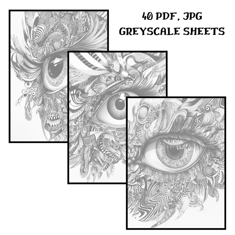 Beautiful Eye Zentangle Art – Creative Stress Relief Patterns, Mandala ...