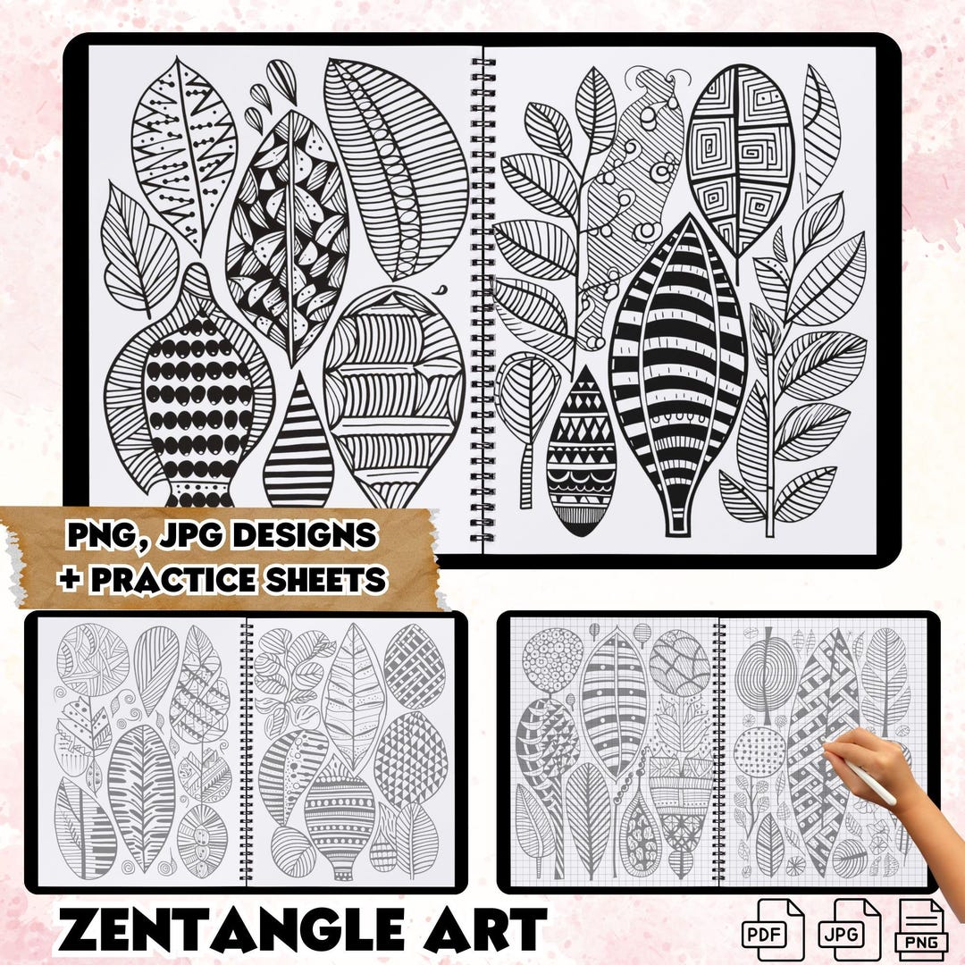 Zentangle Patterns: Explore the Intricacies of Simple Pattern Drawing ...