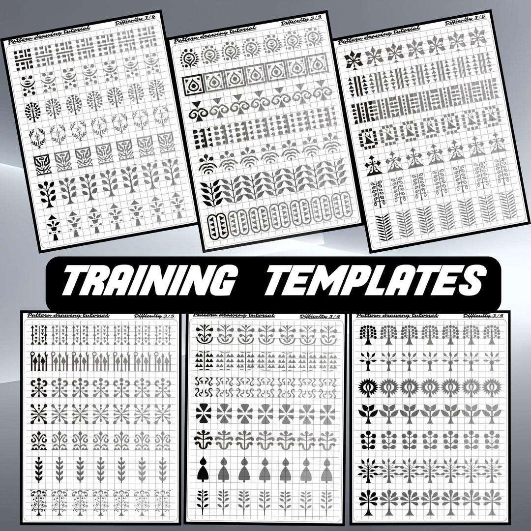 Mandala & Zentangle Training Workbook - Zen Doodle Art Patterns, Anti ...