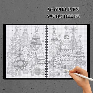 Creative Festive Tree Art - Zen Doodle Worksheets for Mindful ...