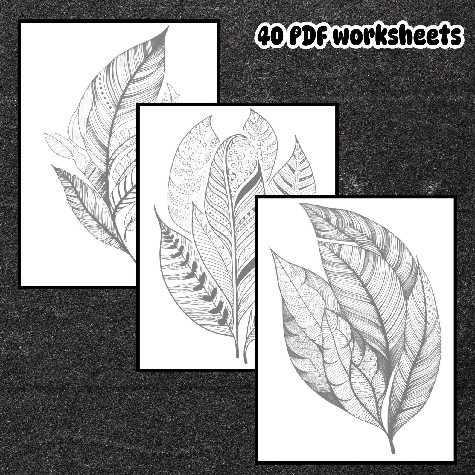 Zentangle Leaves Designs: Comprehensive Tutorials, Patterns, and ...