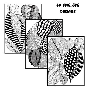 Zentangle Tracing Practice Sheets, Beginner-friendly Doodle Training ...