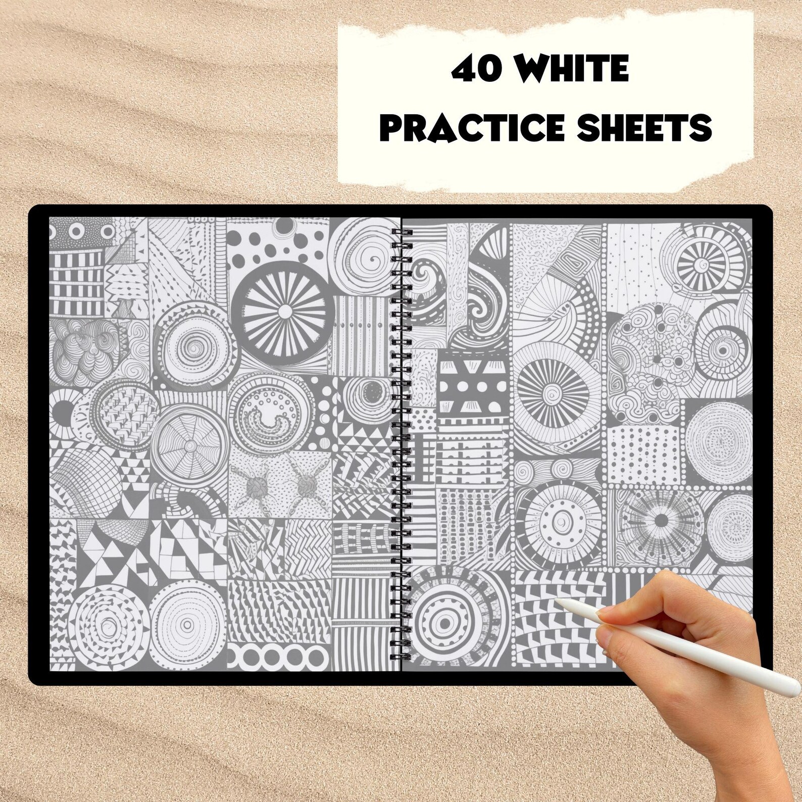 Zentangle Art, Zentangle Practice Sheets, Zendoodle Patterns, Zentangle ...