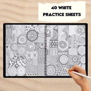 Zentangle Art, Zentangle Practice Sheets, Zendoodle Patterns, Zentangle ...