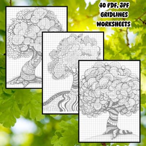 Unique Tree Designs, Zentangle Patterns, Exquisite Leaf Art, Artful ...