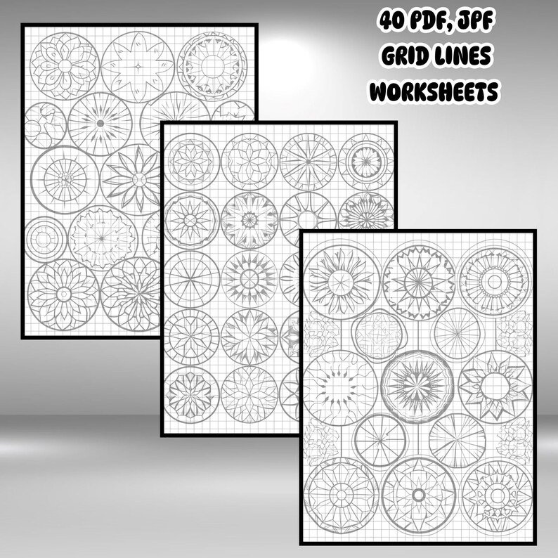 1000+ Zentangle Patterns, Doodle Practice Sheets, Worksheets Bundle ...