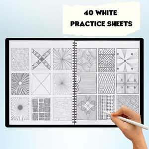 Art of Zentangle With Intricate Patterns and Comprehensive Practice ...