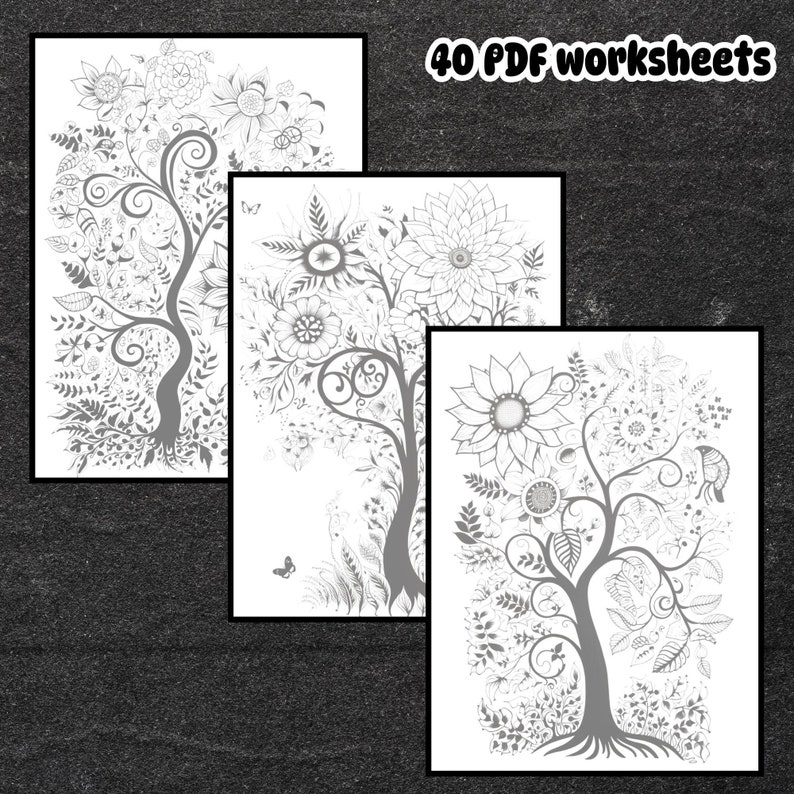 Unique Zentangle Tree Patterns, Explore the Beauty of Nature Unusual ...