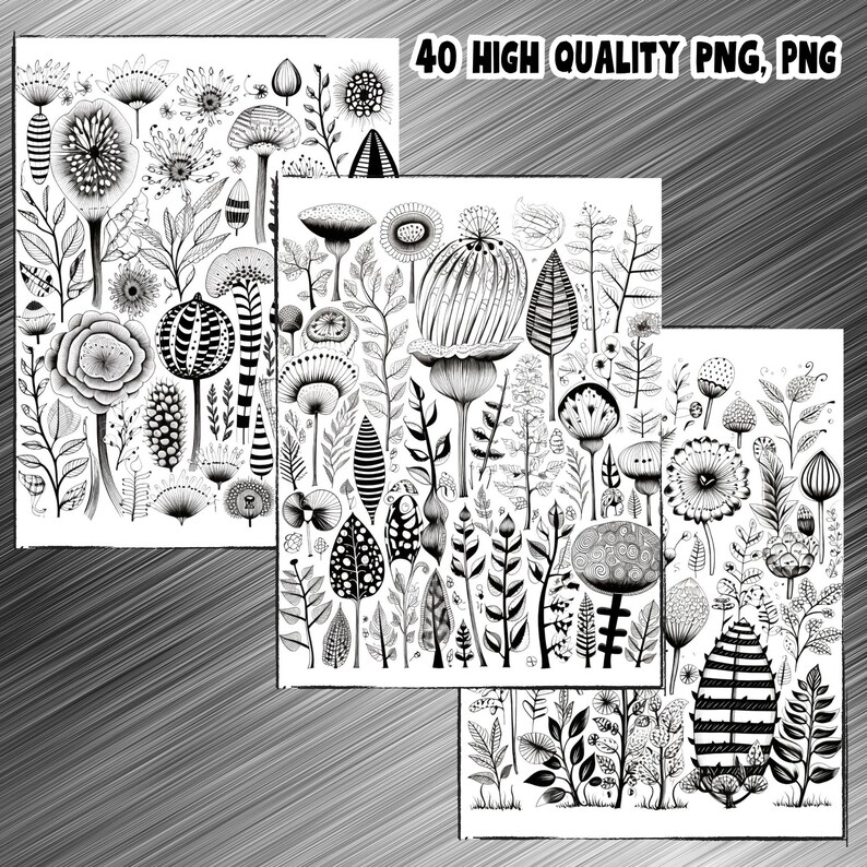 Botanical Zentangle Art, 1000+ Designs, Tutorials & Worksheets (PDF ...