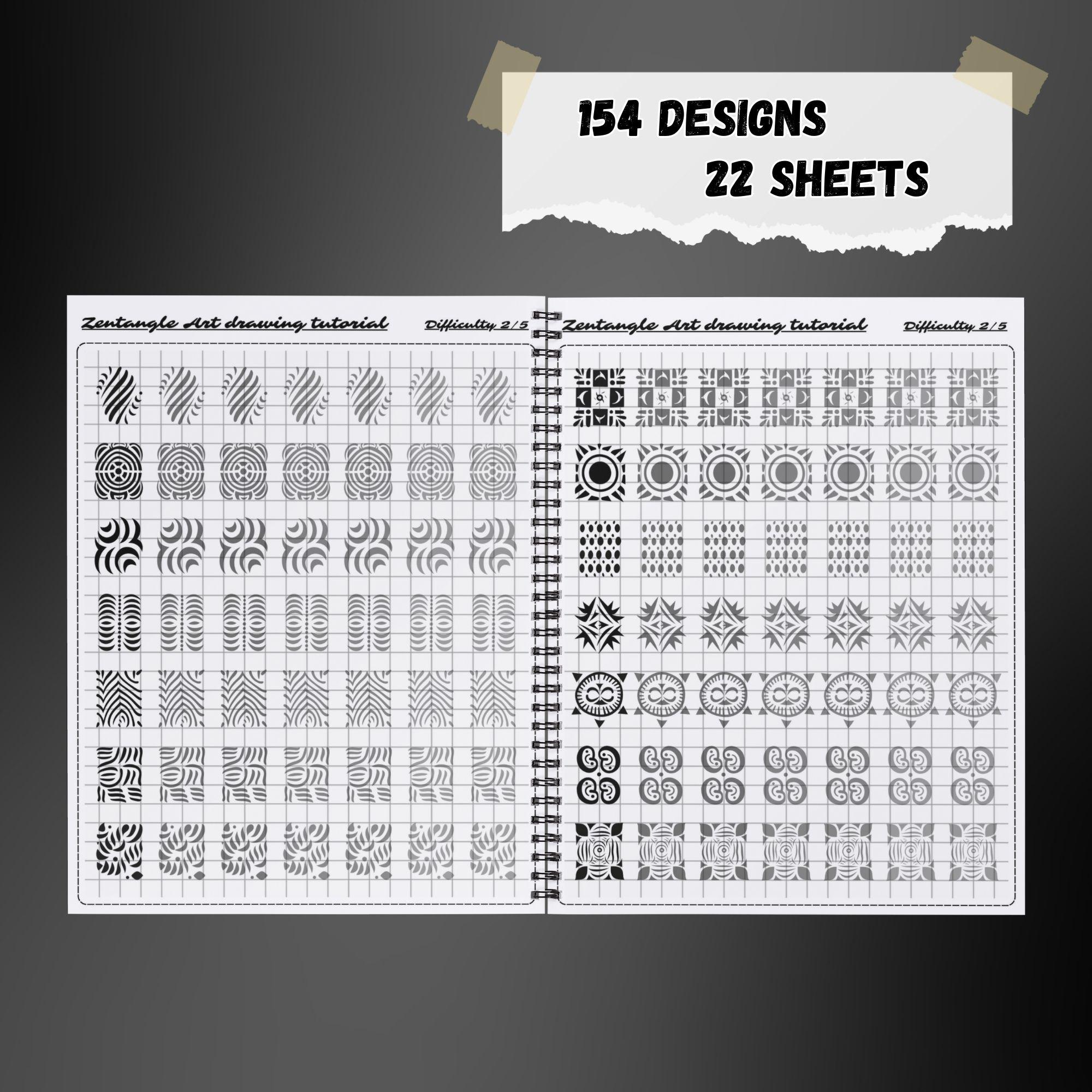 Master the Art of Patterns: Beginner's Mandala Art Guide, Zentangle ...