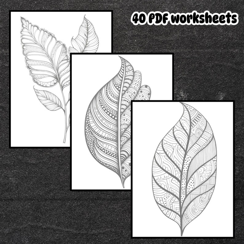 Zentangle Leaves Designs: Comprehensive Tutorials, Patterns, and ...