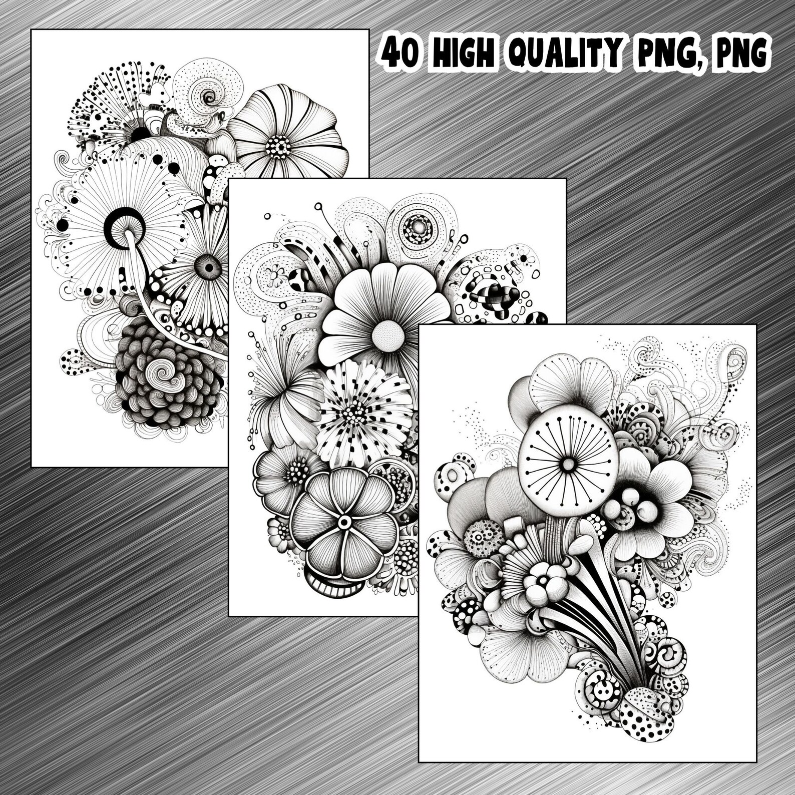 Zentangle With 1000 Botanical Designs: Comprehensive Tutorials ...